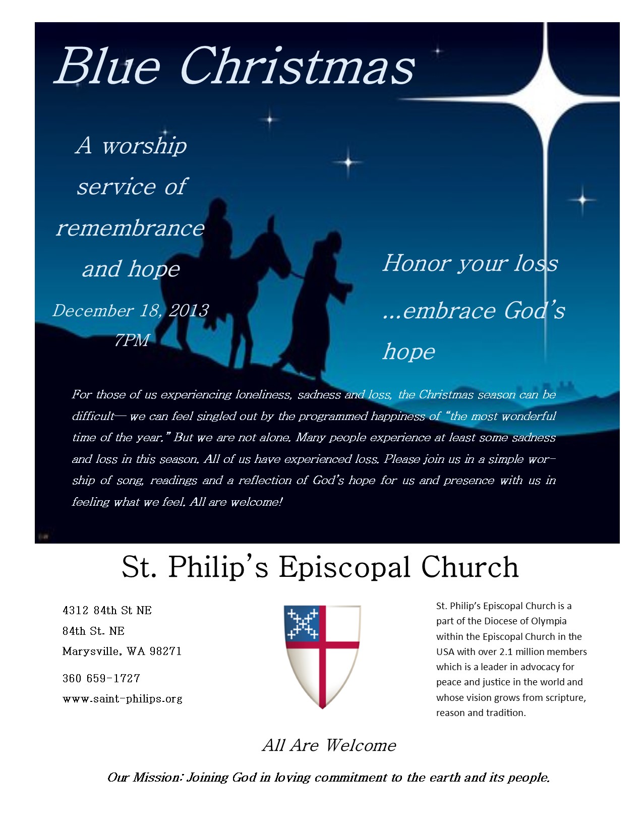 Blue Christmas – St. Philip's Church